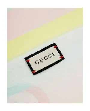 Gucci Striped Wool Scarf