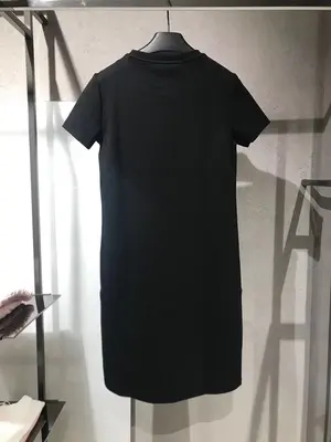 Kenzo Logo Print Short Sleeve Dress