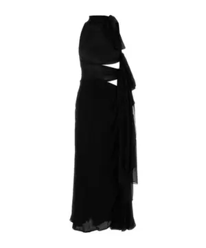 Alaïa Sleeveless Asymmetrical Bow Dress