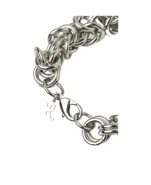 Raf Simons Silver Cluster Chain Bracelet
