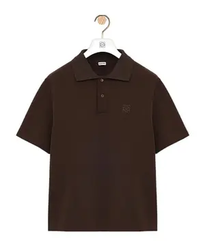 Loewe Embroidered Short-sleeved Polo Shirt