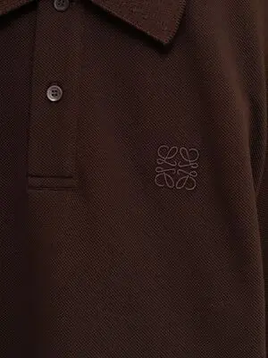 Loewe Embroidered Short-sleeved Polo Shirt