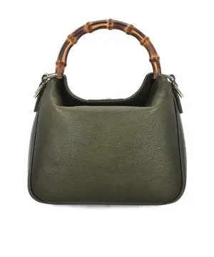 Gucci Diana Small Shoulder Bag With Bamboo Handle - Green