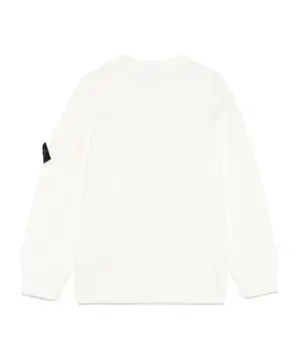 Stone Island Long-sleeved Sweatshirt - White