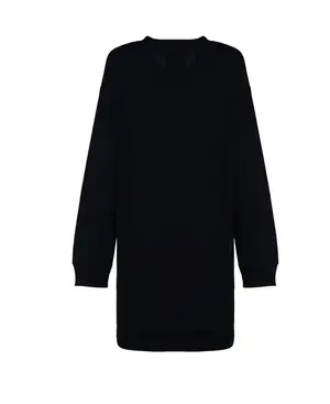 Moschino Embroidered Long Sleeve Dress