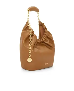 Loewe Small Squeeze Bag In Nappa Lambskin - Brown