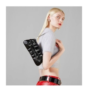 Gucci Horsebit Chain Small Shoulder Bag - Black