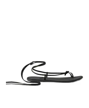 THE ROW The Row Strap-Tied Flat Sandals