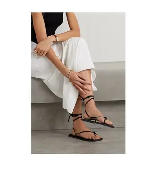 THE ROW Strap-tied Flat Sandals