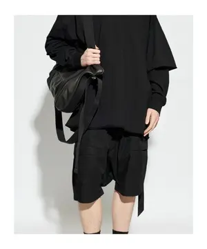 Rick Owens Cargo Drawstring Shorts - Black