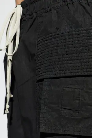 Rick Owens Cargo Drawstring Shorts - Black