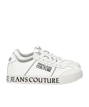 Versace Logo Printed Lace-up Sneakers