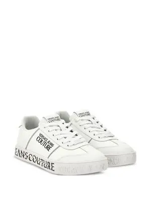 Versace Logo Printed Lace-up Sneakers