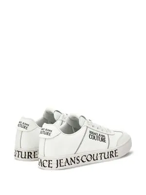 Versace Logo Printed Lace-up Sneakers