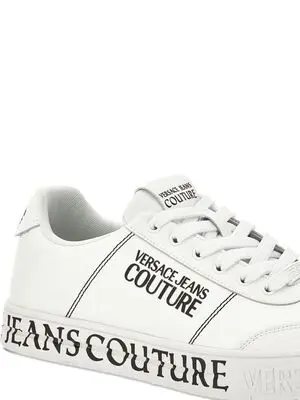 Versace Logo Printed Lace-up Sneakers