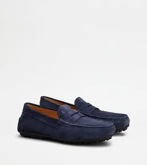 TOD'S City Gommino 76l Penny Loafers - Blue