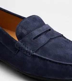 TOD'S City Gommino 76l Penny Loafers - Blue