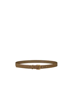 Dior Dior Saddle Loop Belt With CD Pin Buckle Green