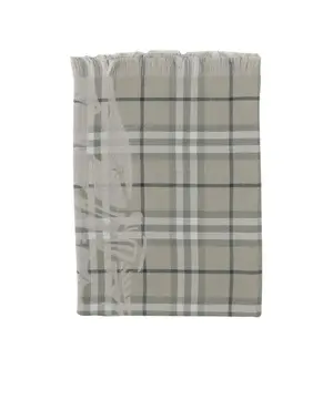 Burberry Checked Frayed-edeg Scarf