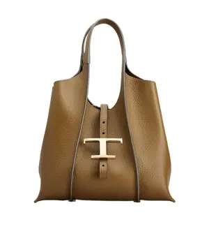 TOD'S Timeless Mini Shopping Bag - Brown