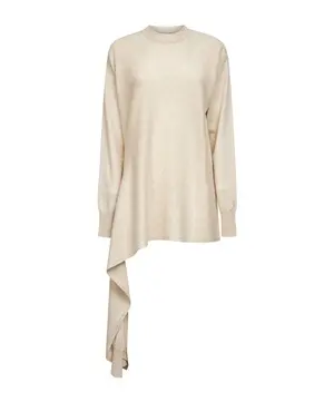 UMA WANG Long Sleeve Asymmetrical Sweater - No