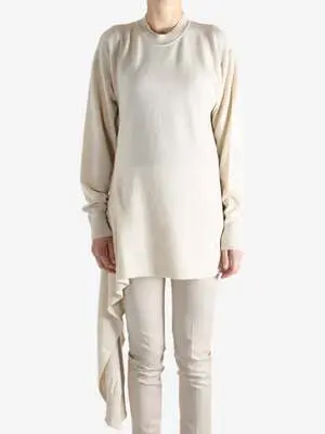 UMA WANG Long Sleeve Asymmetrical Sweater