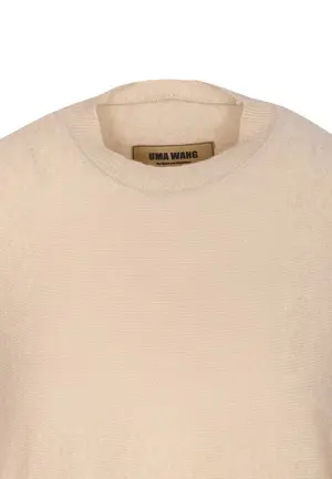 UMA WANG Long Sleeve Asymmetrical Sweater
