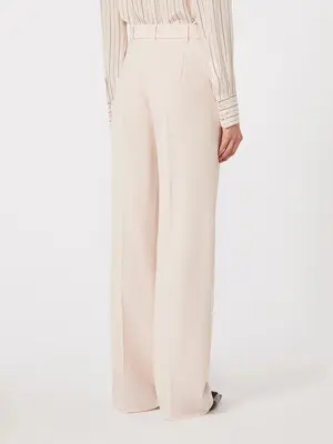 Max Mara Quasar Wool Trousers - Pink