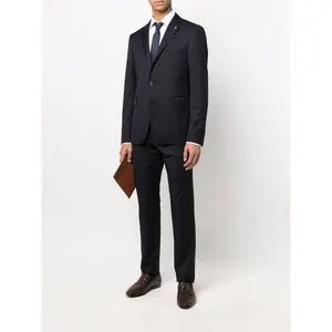 Tagliatore Long-sleeved Suit - Black