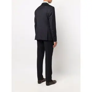 Tagliatore Long-sleeved Suit - Black