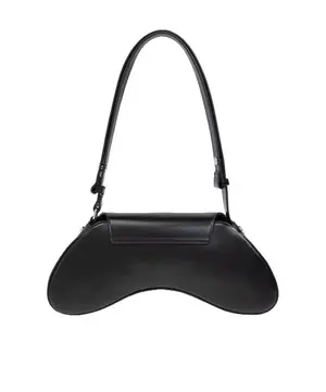 DIESEL® Play Logo Plaque Shoulder Bag - Black