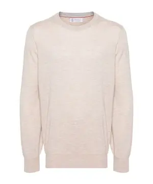 Brunello Cucinelli Crew Neck Long Sleeve Jumper - Pink