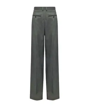 MAISON MARGIELA Tailored Wide-leg Trousers - Black