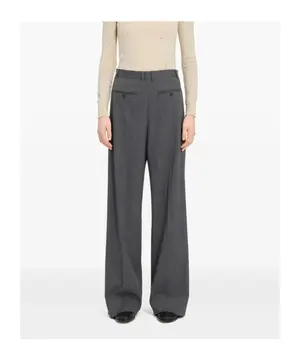 MAISON MARGIELA Tailored Wide-leg Trousers - Black
