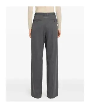 MAISON MARGIELA Tailored Wide-leg Trousers - Black