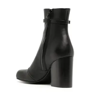 J.W.ANDERSON Round Toe High Heel Boots With Side Zipper