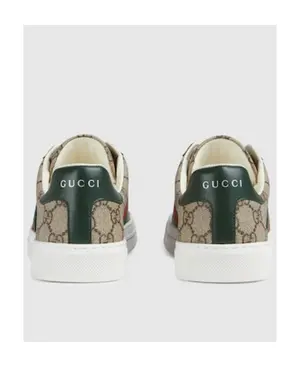 Gucci Ace Low-top Sneakers With Gg Supreme Canvas - Multicolor