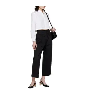 Maison Kitsuné Baby Fox Cropped Shirt