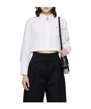 Maison Kitsuné Baby Fox Cropped Shirt