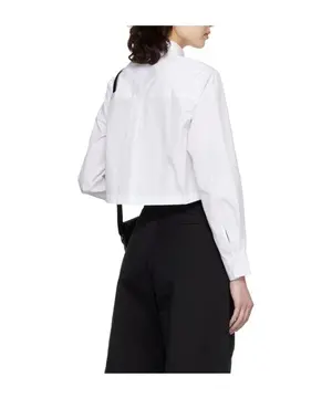 Maison Kitsuné Baby Fox Cropped Shirt