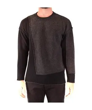 Isabel Benenato Asymmetrical Fine Knit Sweater