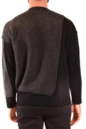 Isabel Benenato Asymmetrical Fine Knit Sweater