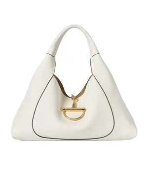 Gucci Softbit Maxi Shoulder Bag - White