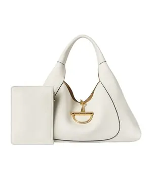 Gucci Softbit Maxi Shoulder Bag - White