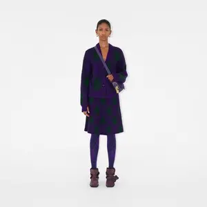 Burberry A-line Jacquard Skirt