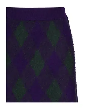 Burberry A-line Jacquard Skirt