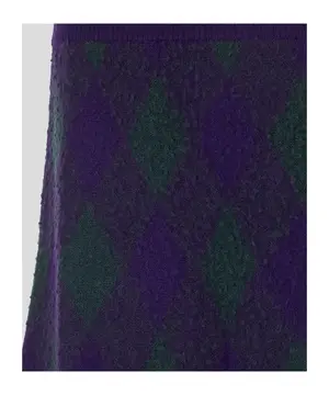 Burberry A-line Jacquard Skirt