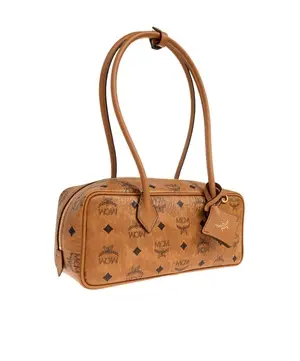 Mcm East West Shoulder Bag - Brown