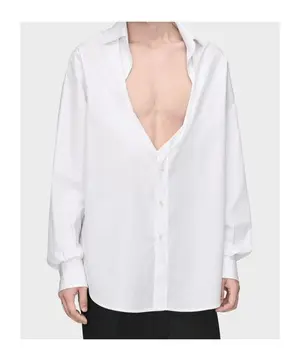 MAISON MARGIELA Asymmetric French-collar Shirt