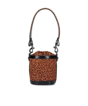 VIVIENNE WESTWOOD Daisy Drawstring Bucket Bag - Brown